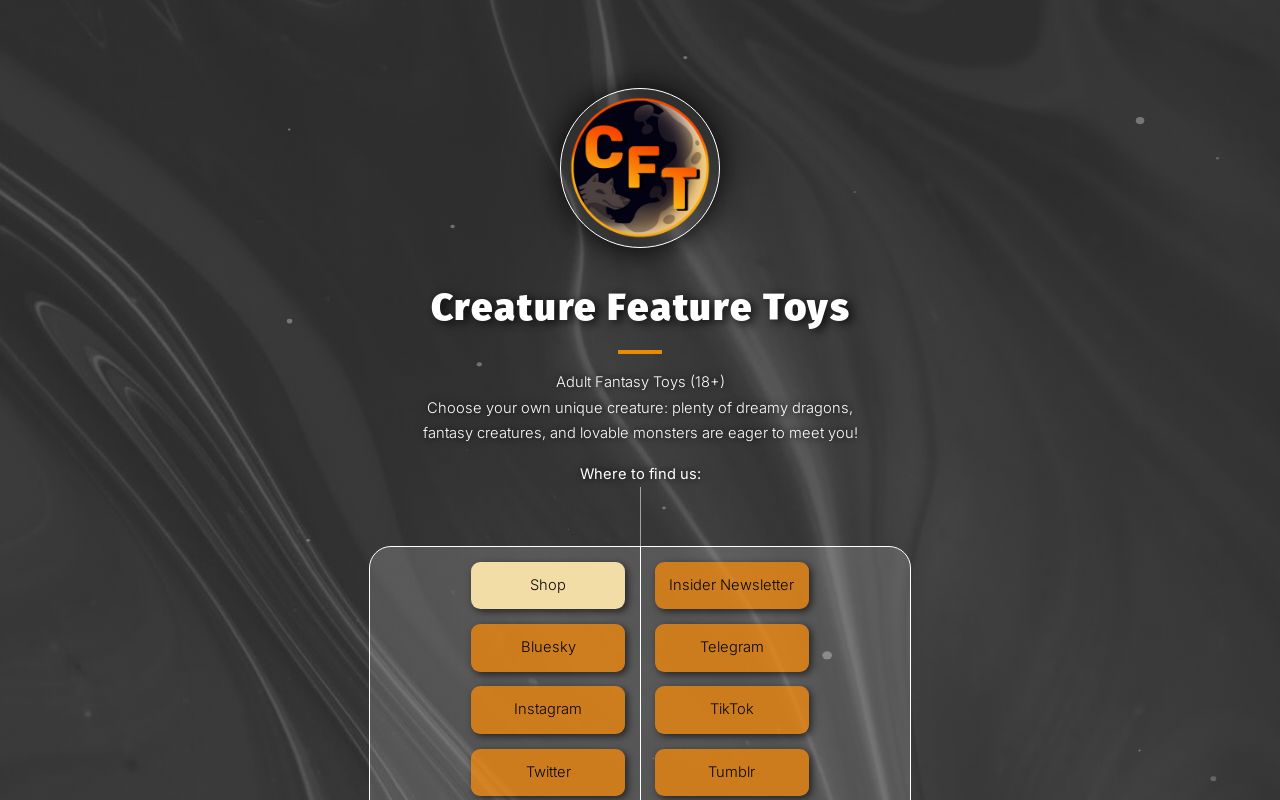 Creature Feature Toys Socials